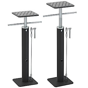 2pcs Heavy Duty RV Slide Out Support Jacks Adjusts from 20" to 42", 5000lb Capacity with Flat Bottom Slide-Outs for RV, Camper and Travel Trailer. (20" to 42")