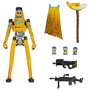 FORTNITE Legendary Series, 1 Figure Pack - 6 Inch P-1000 Collectible Action Figure - Includes 4 Interchangeable Faces, 1 Harvesting Tool, 2 Weapons, 1 Back Bling - Collect Them All