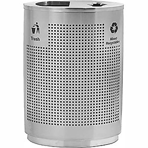 COMMERCIAL ZONE PRODUCTS 782429 Grand Recycler Stainless Steel,40 gal.