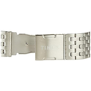 Timex 20mm Stainless Steel Quick-Release Bracelet with Silver-Tone Watch