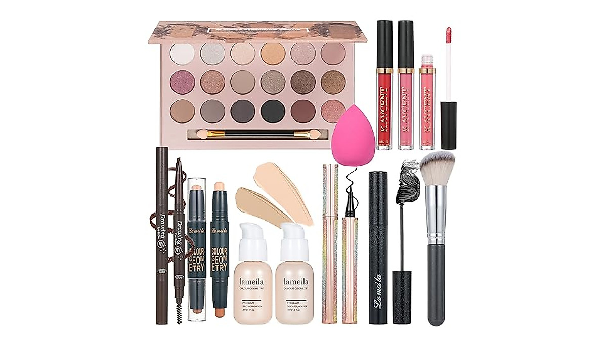 KAVCENT All-in-One Makeup Kit for Women & Teens | Gift Set