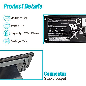 TsuLin 061384 Speaker Battery Compatible with Bose SoundLink Mini Bluetooth Speaker I one Bose SoundLink Mini one I SoundLink Mini Bluetooth Speaker I Series 061386 063287 061385 063404