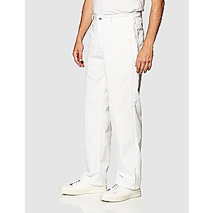 Chef Designs Men's Chef Pant, White, 34W x 30L