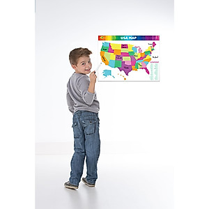 Crayola Dry-Erase USA Map, 23-1/2" x 17-1/2"