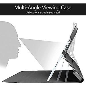 Microsoft Surface Pro 7 Case with Keyboard, Keyboard Case for Microsoft Surface Pro 7 /Surface Pro 6/Surface Pro 5/ Surface Pro 4 12.3 inch Tablet Detachable Wireless Bluetooth Keyboard