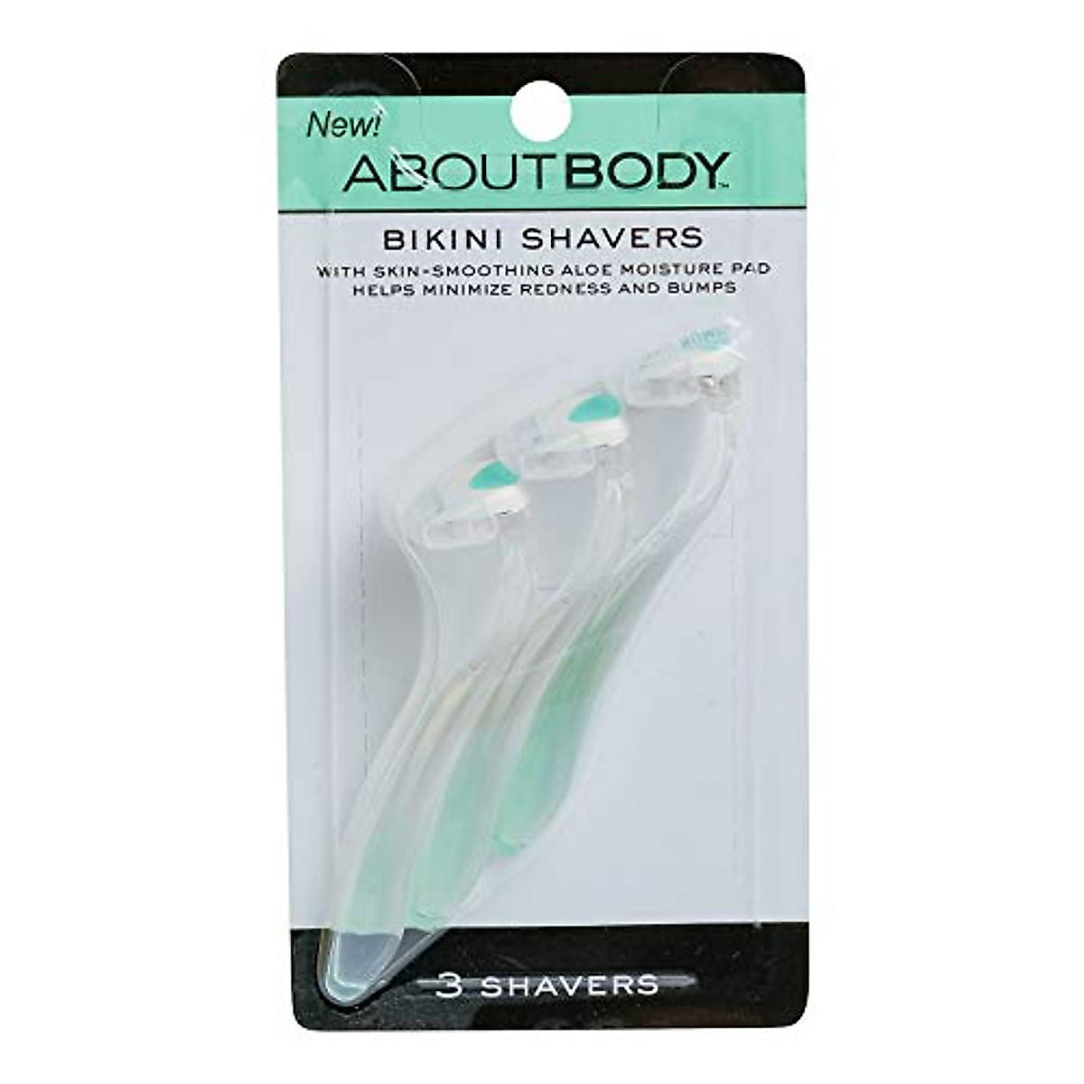 Kai About Body Bikini Shavers - Gentle Razors for Shaving, Trimming & Exfoliating - Includes 3 Beauty Groomers