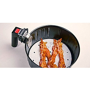 GoWISE USA 5.8-Quarts 8-in-1 Air Fryer XL with 1-Pack Parchment Paper (Plum)