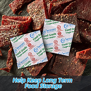 Wisesorb Oxygen Absorbers for Food Storage 300CC 100 Packets, Food Grade Oxygen Absorbers, O2 Absorbers Food Grade for Food Storage