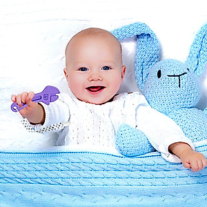 Haili Baby Teething Toys for 0-6 Months 6-12 Months, Freezer BPA Free Silicone Baby Molar Teether Chew Toys, Hammer Wrench Spanner Pliers Shape Baby Boy Toys