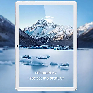 IBBWB Tablet 10 inch Android 9.0,3G Phone Call,2GB RAM, 32GB Storage, 6000mAh Battery, Dual Sim Card Slots and 5MP Rear Camera, WiFi,Bluetooth, GPS, FM, Metallic