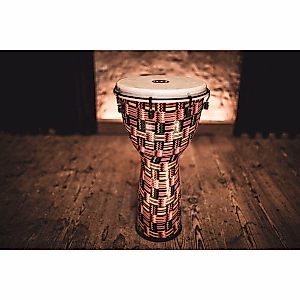 Meinl Percussion Djembe Hand Drum Circle Instrument with Synthetic Shell and Head, Alpine Series — NOT Made in China — Easy Tuning, 2-Year Warranty (ADJ12-SI)