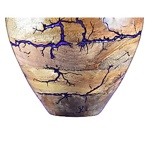 Purple Resin Wooden Urn Box Lichtenberg Figure Resin Urn Cremation Urn for Human Ashes Adult Funeral Urn for Ashes pet Loss Gift Sympathy Gift Memorial Urn Fractal Burning Urn (up to 220 lbs)