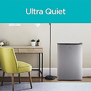 BLACK+DECKER BCRK43V Compact Refrigerator Energy Star Single Door Mini Fridge with Freezer, 4.3 Cubic Ft., VCM