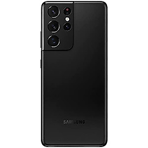 Samsung Galaxy S21 Ultra 5G | Factory Unlocked Android Cell Phone | US Version 5G Smartphone | Pro-Grade Camera, 8K Video, 108MP High Res | 512GB, Phantom Black (SM-G998UZKFXAA) (Renewed)