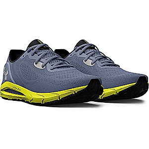 Under Armour Men's HOVR Sonic 5 Running Shoe, (500) Aurora Purple/Yellow Ray/Ghost Gray, 10.5