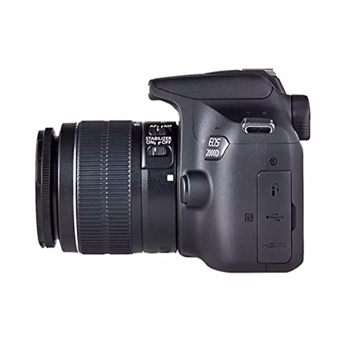 Camera Bundle for Canon EOS 2000D / T7 with EF-S 18-55mm f/3.5-5.6 III and EF 75-300mm f/4-5.6 III Lens + Accessories Bundle (128GB, 50in Tripod, Extra Battery, and More)