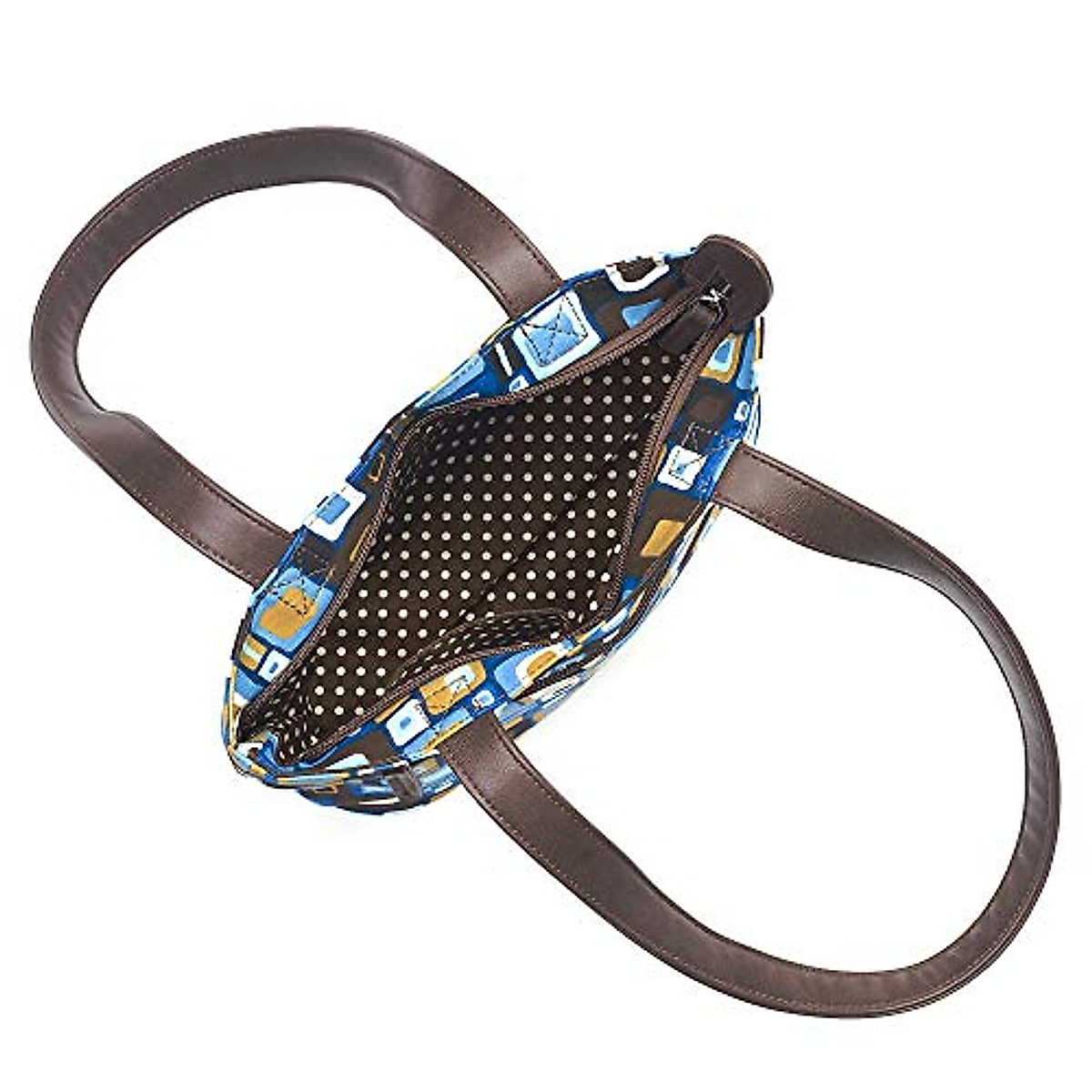 Donna Sharp Abby Tote Handbag in Toffee - Great for Travel and Special Outings