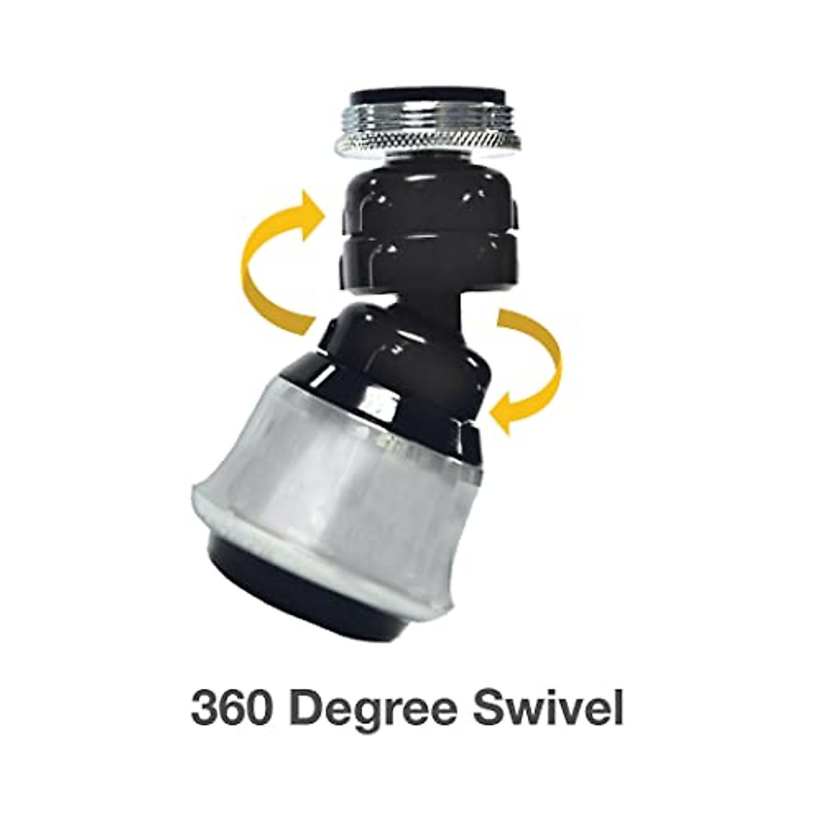 DANCO 10500 Dual Threaded Water Saving Faucet Aerator, 15/16-27 Male X 55/64-27 Female, 1.5 gpm