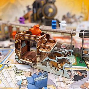 Colt Express BIG BOX Board Game - Base Game, Expansions, and New Bandit Included! Wild West Adventure Game, Strategy Game for Kids & Adults, Ages 10+, 2-9 Players, 40 Min Playtime, Made by Ludonaute
