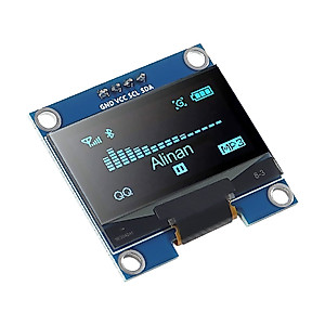 Alinan 2pcs OLED Display Module I2C 4pin 128X64 1.3 Inch Display Module SSH1106 SSD1306 Blue for R3 STM
