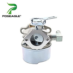POSEAGLE 640084 Carburetor with 30727 Air Cleaner Replaces Tecumseh 632107, 632107A, 640084, 640084A, 640084B, 640299 for Tecumseh HSSK50, HSSK55, HS50, LH195SP, LH195SA Engines
