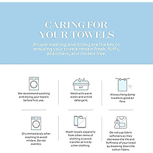White Classic Luxury Bath Towels Large - Cotton Hotel spa Bathroom Towel |30x56 | 4 Pack | White