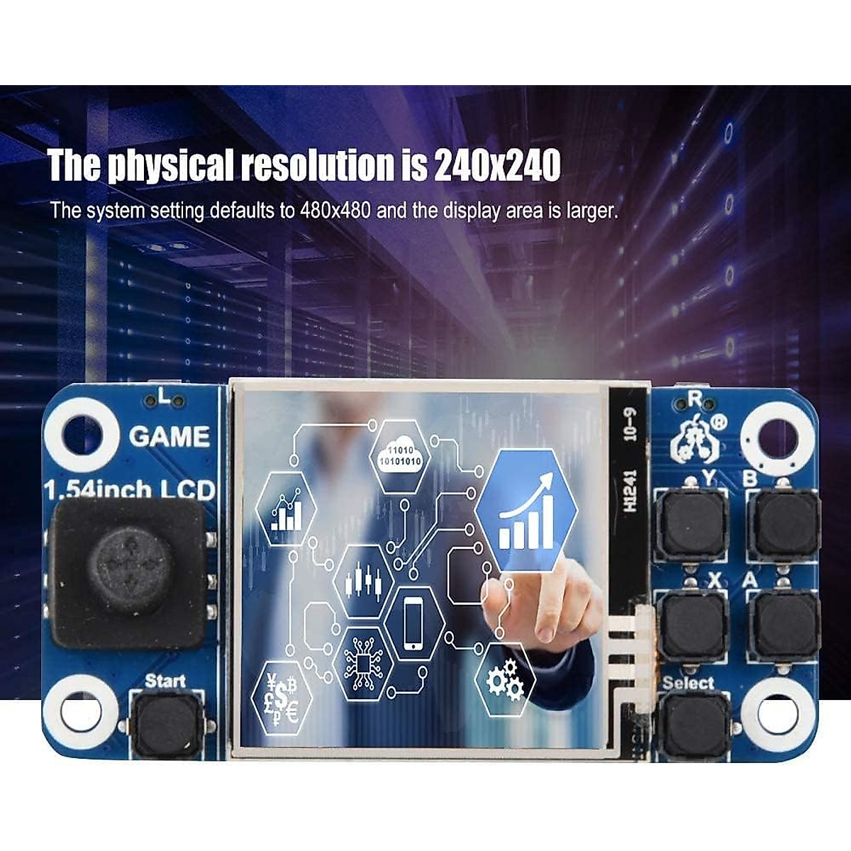 for Raspberry Pi Mini Classic Handheld Game Console - Portable Retro Game Console with 1.54 inch LCD Display