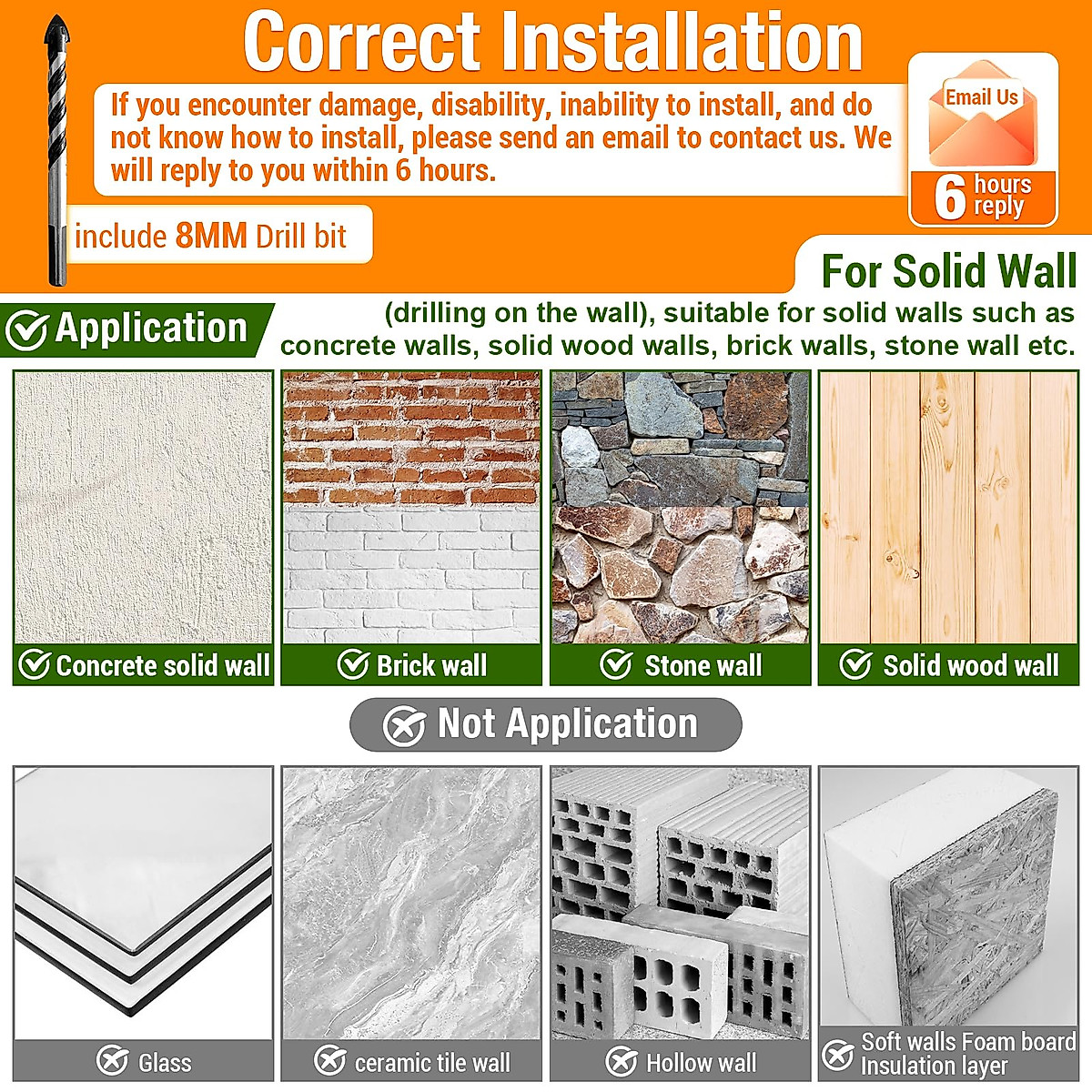 Wall Mounted Drying Rack 40",Laundry Drying Rack Collapsible, Retractable Clothes Drying Rack, 5 Aluminum Rods, 60 lb Capacity, with Wall Template, Screw, Drill Bit (White 40" Large)