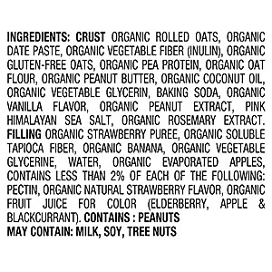 Sprout Organics PB & Yayz Sandwich Bars Peanut Butter & Strawberry, Organic Gluten Free Toddler Snack