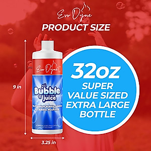 Bubble Solution (32 oz) - Bubbles for Bubble Machine, Made in USA | Premixed Bubble Solution Refill - Non-Toxic Bubble Solution for Parties, Weddings, Birthdays, & More – Outdoor Bubble Juice