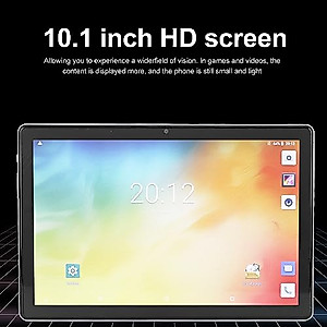 SHYEKYO Tablet Set 10.1 Inch 12.0 Capacitive Touch Tablet Keyboard Mouse US Plug High Performance CPU 100-240V for Reading Games (#2)