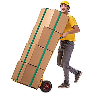 6 Pieces 30 Inch Rubber Bands for 95-96 Gallon Trash Cans, BBQ Grill Cover, Moving and Shipping Boxes