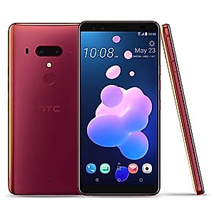 HTC U12+ Factory Unlocked Phone - 6" Screen - 64GB - Flame Red (U.S. Warranty)