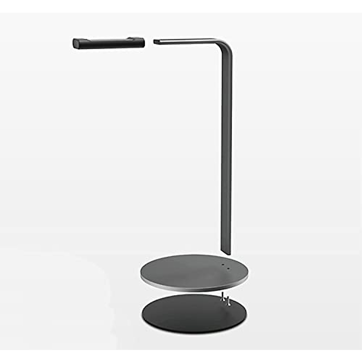 ANIIC Headset Stand Headphone Holder High-end Headphone Stand Metal Headphone Hanger Display Stand for Most Headphones Sizes Headphone Stand (Color : Black)