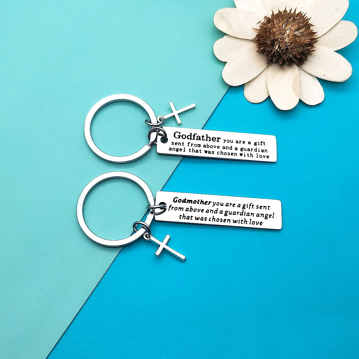 Godparent Gift from Godchild Godmother Proposal Gift Christening Gift First Communion Keychain for Godmother Godfather Godparents Announcement Gift Appreciation Godparent Gift Fathers Mothers Day Gift