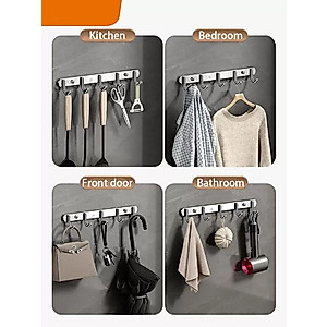 THTAJ 2 Pack Jacket Hanger Wall Mount, Closet Hooks Wall Mount，Wall Hooks for Hanging,Jacket Hooks Wall Mount，Clothing Hooks Wall Mount，Hanging Coat Rack ，Coat Hooks for Wall， Coat Rack Wall Mount