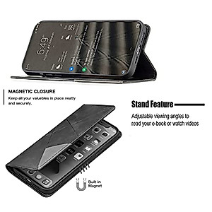 Flip Stand Case Compatible for Vivo Iqoo Z5 Phone Case Cover PU Leather Kickstand Magnetic Wallet Case CPT3