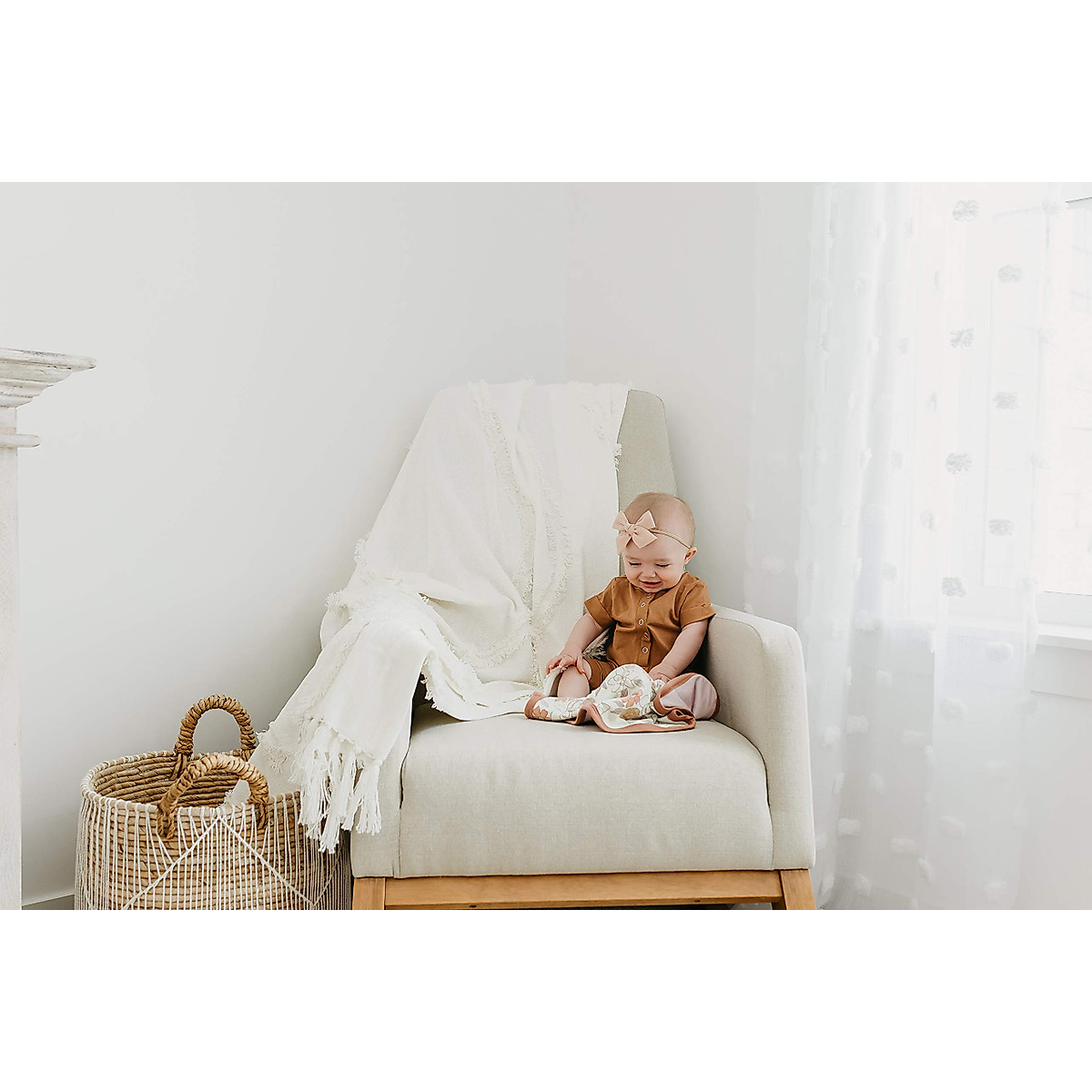 Copper Pearl Baby Security Blanket Set of 2 - Portable Size for Self-Soothing On-The-Go, Ideal Baby Blankets for Boys and Girls, Ultra-Soft, and Gift-Ready Loveys - Ferra