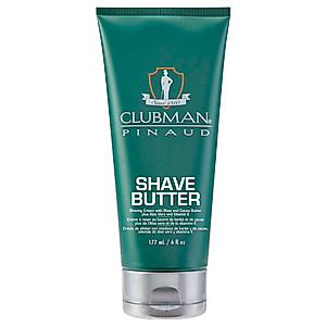 Clubman Shave Butter, Green, 6 Ounce