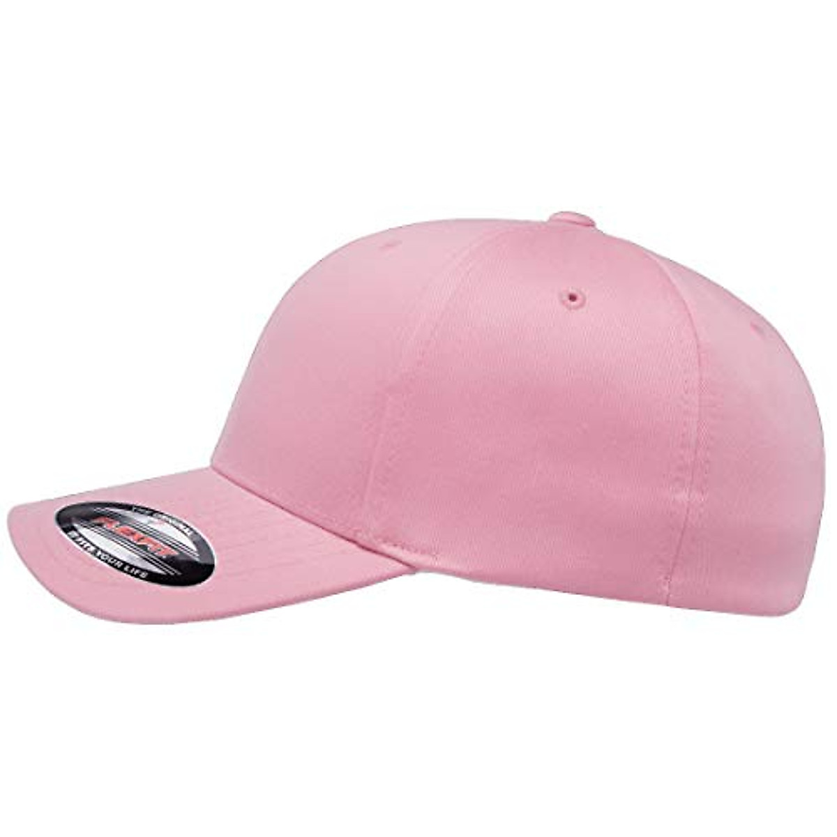1968 1969 Ford Fairlane Fastback Outline Design Flexfit 6277 Athletic Baseball Fitted Hat Cap Pink L/XL