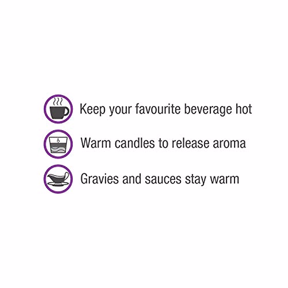 Salton Coffee Mug & Tea Cup/Mug Warmer, 1, White