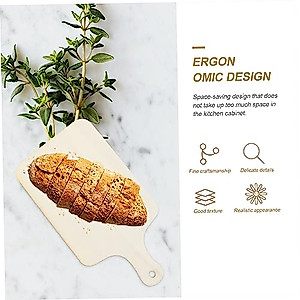 RUNROTOO 3pcs DIY Tray Wooden Meat Serving Platter Wooden Pizza Serving Trays Mini Cutting Mini Cutting Board Charcuterie Tray Easy Cheese Fruit Serving Plate Chopping Board Blank Wood Tray