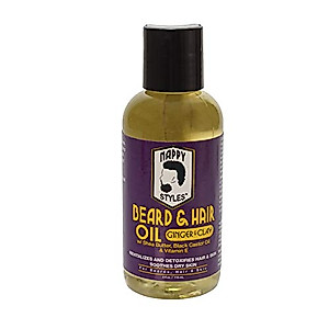Nappy Styles Beard Oil - Ginger & Clay 4oz
