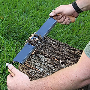 Felled Draw Shave Knife – 5in Straight Draw Knife Straight Draw Shave Tool Woodworking Debarking Hand Tool