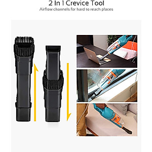 Deerma 2 in 1 Vacuum Cleaner, Handheld Lightweight Vacuum Cleaner with 13kpa Strong Suction Corded Upright Stick Vacuum for Hard Floor Car Pet Hair