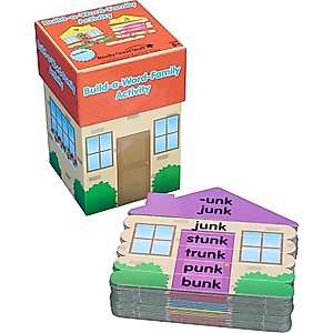 Really Good Stuff Build-A-Word-Family House Activity