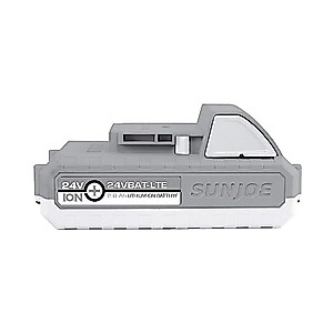 Snow Joe 24V-2AMP-SK1 Starter Kit Includes 1 x 2.0-Ah Lithium iON Battery + Standard Charger, 2.0, White