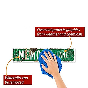 Customize Your Own Green Street Sign by SmartSign | 18" x 4" Aluminum