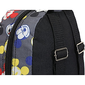 Fast Forward New York Disney Mickey Mouse Preschool Backpack for Kids, Toddlers ~ 5 Pc School Supplies Bundle with Canvas 10 inch Mini Backpack, 300 Stickers, Pens, and More
