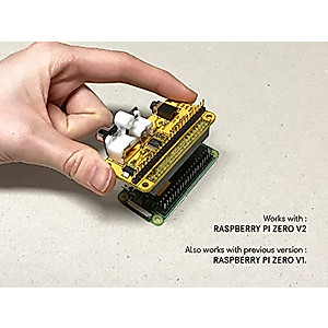 RASPIAUDIO Audio DAC Hat Sound Card (Audio+V2) for Raspberry PI5 All Models Pi4 /Pi Zero / Pi3 / Pi3B / Pi3B+ / Better Quality Than USB
